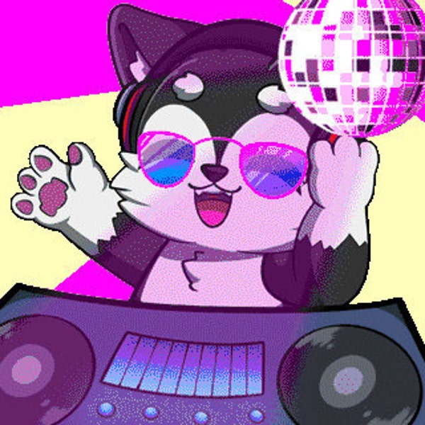 Panda Rave Lighstick Animated Emote and Alert for DISCORD AND TWITCH ...