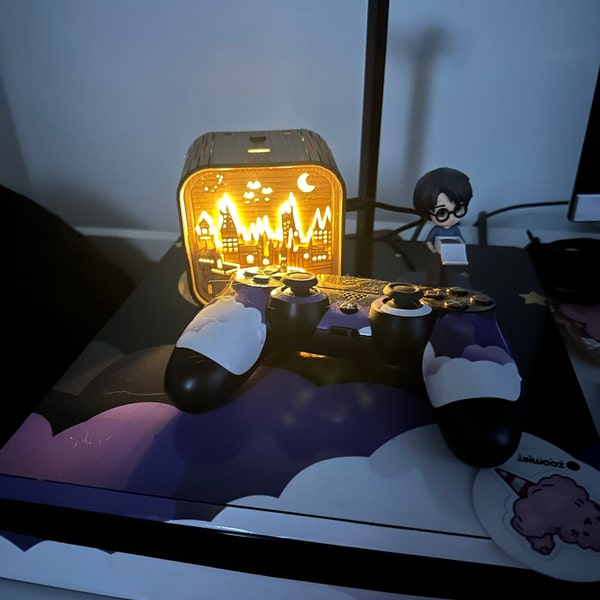 Music Box 3D Light Led Theme Music Wooden Engraved Handmade Custom ...