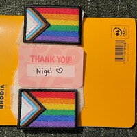 DID/OSDD Pride Flag Embroidered Patch System Dissociative Identity Hook ...