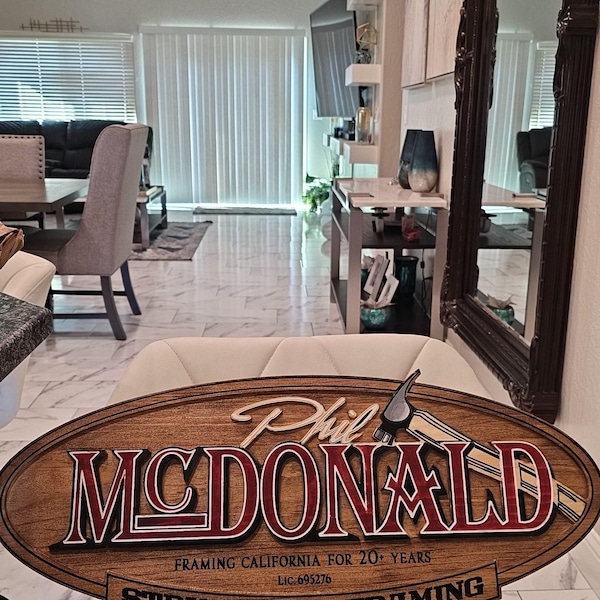 Custom Outdoor Sign | Oval Shape | Engraved Wood Sign | Pine | Address ...