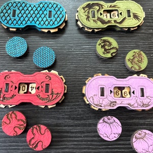 Triple Hit Point Counter, Life Counter, HP Tracker - Etsy