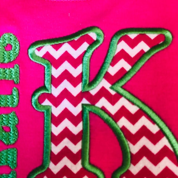 Logan Applique Monogram Set - 2" 3" 4" Uppercase Only - 11 Formats BX ...