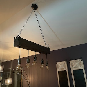 Rustic Light Fixture Hanging Light Rustic Lighting Industrial Pendant ...