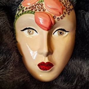 Unpainted Ceramic Bisque, Face Mask 1 - Etsy