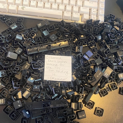 100 Loose Keyboard Keys for Crafts - Etsy