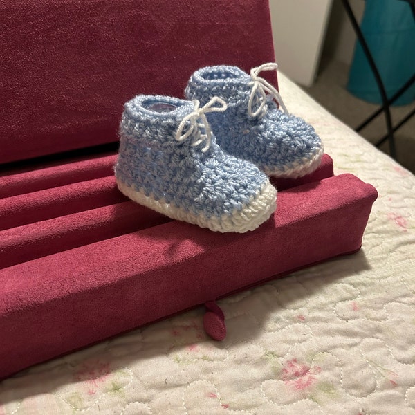 Crochet Baby Booties - Sneakers - Pattern DIGITAL DOWNLOAD ONLY - Etsy