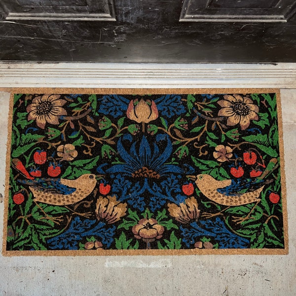 Colorful Doormat, Floral Front Door Decor, Fall Decor, Welcome Mat ...