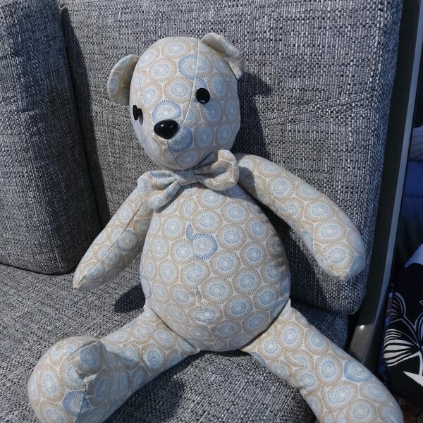 Memory Bear Pattern and Bunny Sewing Pattern Pdf , Teddy Bear Pattern , Easy Rabbit Pdf Pattern ...