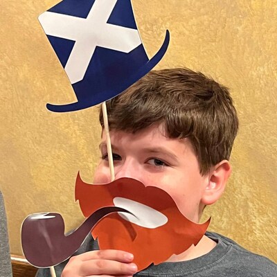 35 Scottish Party Props, Printable Scotland Themed Photo Booth Props ...