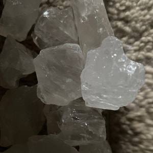 Clear Quartz Rough Natural Stones: Choose Ounces or Lb Bulk Wholesale ...
