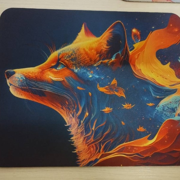 Cute Black Cat Soft Polyester Mouse Pad, Premium Printing, Long-lasting ...