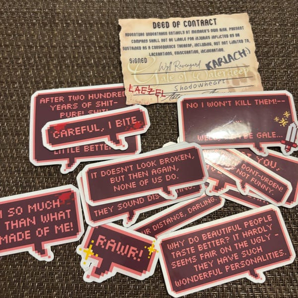 10x CHAOS Pack Library of Jurgen Leitner Sticker 2.5" GLOSSY Vinyl ...