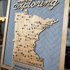 Custom Minnesota State Parks Travel Map | Personalized Minnesota ...