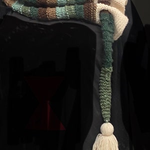 Keyhole Scarf KNIT PATTERN Beautiful Scarf Gift for Her Crochet Scarf ...