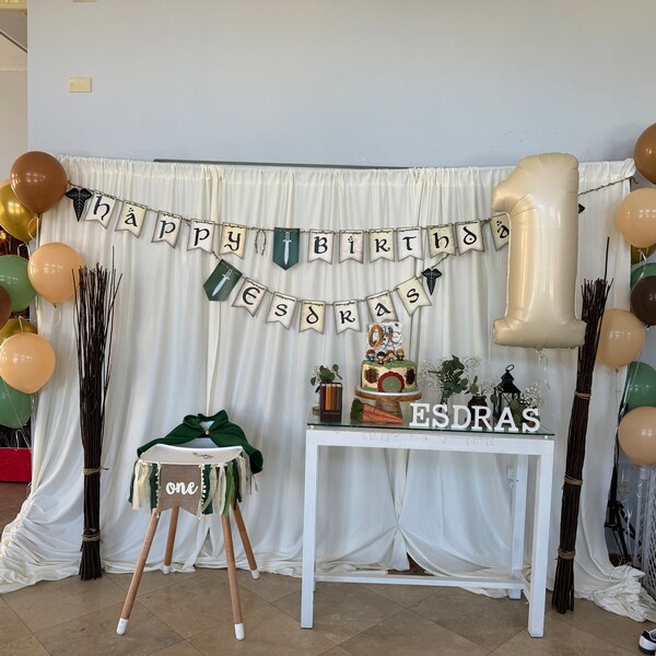 Epic Fantasy Decor, DOWNLOAD Hobbitcore Printable, Elven Birthday ...