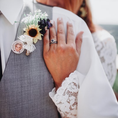 Custom Rhinestone Brooch Mother of the Bride Pin Mother of - Etsy