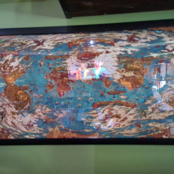 FFXIV Hydaelyn New World Map Gaming Matte Poster - Etsy