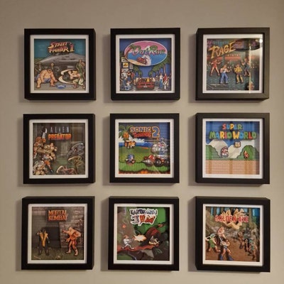 Scott Pilgrim Vs. the World: the Game Pixel Shadow Box Classic Gaming ...