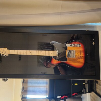 Gun Display Case, Display Case for Guns, Cherry Finish, Rifle Display ...