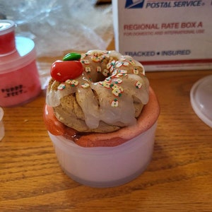 Apple Doughnut, DIY Slime, Snow Butter Slime, Apple Slime, Fall Slime ...