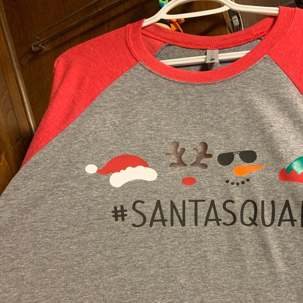 Santa Squad Svg, Christmas Svg, Kids Christmas Svg, Elf, Santa Hat Svg ...