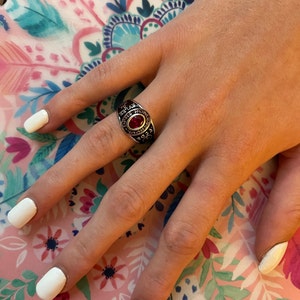 Customizable Class Ring for Women College and High School - Etsy