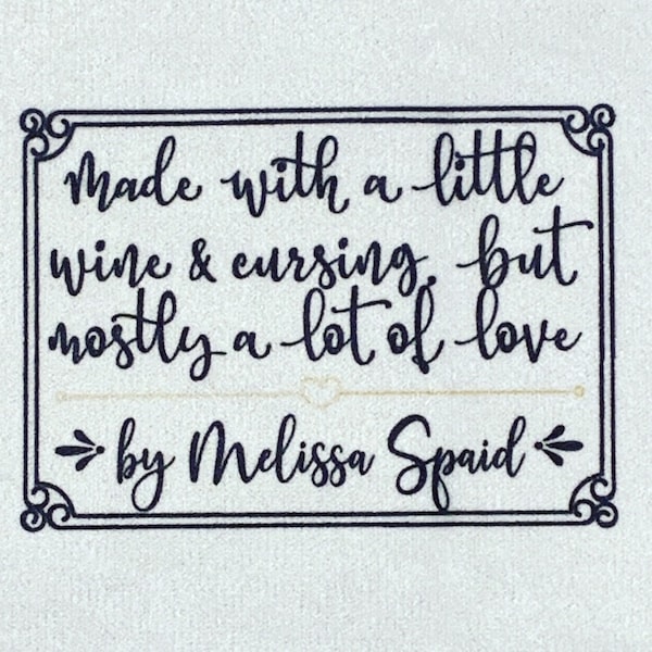 Sarcastic Quilt Labels Personalized for You on Cotton or Polyester in ...