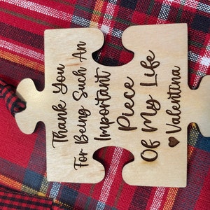Puzzle Piece Ornament, Personalized Christmas Ornament Keepsake ...