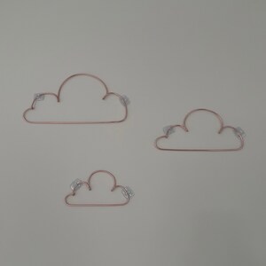 Wire Clouds Trio Clouds Wall Art Wall Sign Cloud Shape | Etsy UK