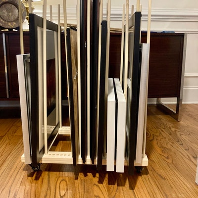 Art Storage Rack 36 Long X 8 Wide Two Height Options Available 12 or 18 ...