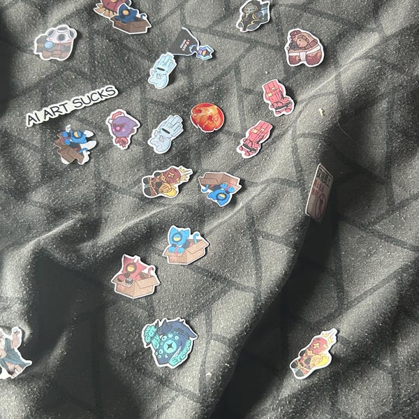 Minos & Sisyphus Prime Soul Loafing ULTRAKILL Die Cut Sticker Designed ...