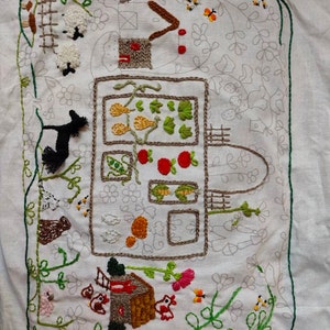 Barney Park Stitching Sampler - Etsy