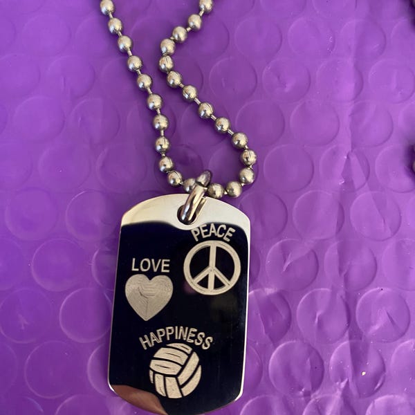 10 Ten Commandments Abbreviated Stamped Dog Tag Necklace - Etsy