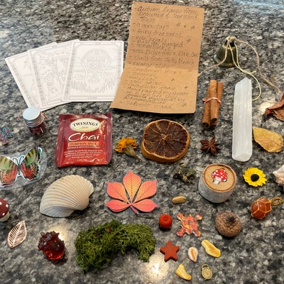 Hedge Witch Tea,forest Witch Trinkets Scoop,confetti Mix, Dark ...