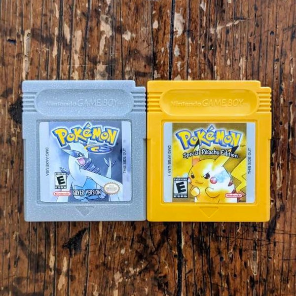 Gameboy Labels Yellow Pikachu Version Replacement Label Decal Sticker ...
