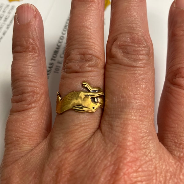 Running Rabbit Ring - Etsy