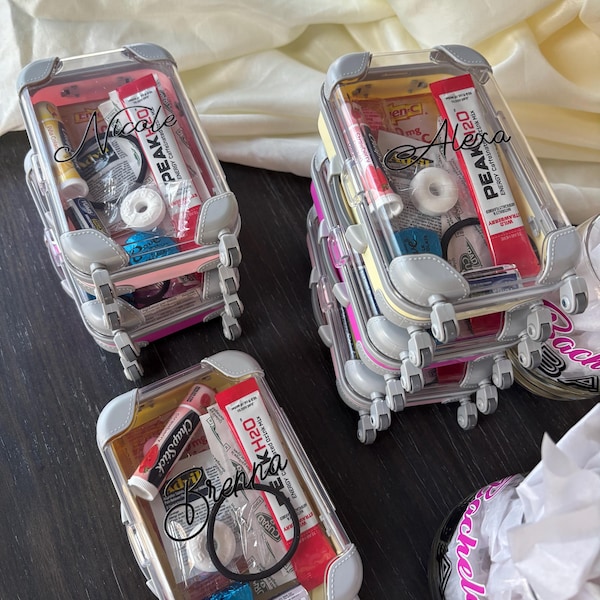 Personalized Mini Trolley Suitcase,bridal/theme Parties,birthdays ...