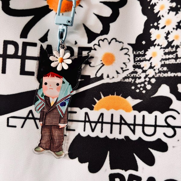 G-dragon Fashion Style Keychain, G Dragon Illustration Keychain, G ...
