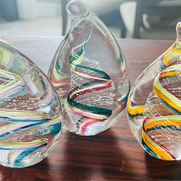 Memorial Glass Flame Paperweight: Cremation Ashes Pet Keepsake - Etsy