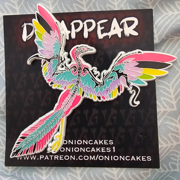 Disappear Mosasaurus Pin Enamel Pin Disappear Dinosaur Gift for Pin ...