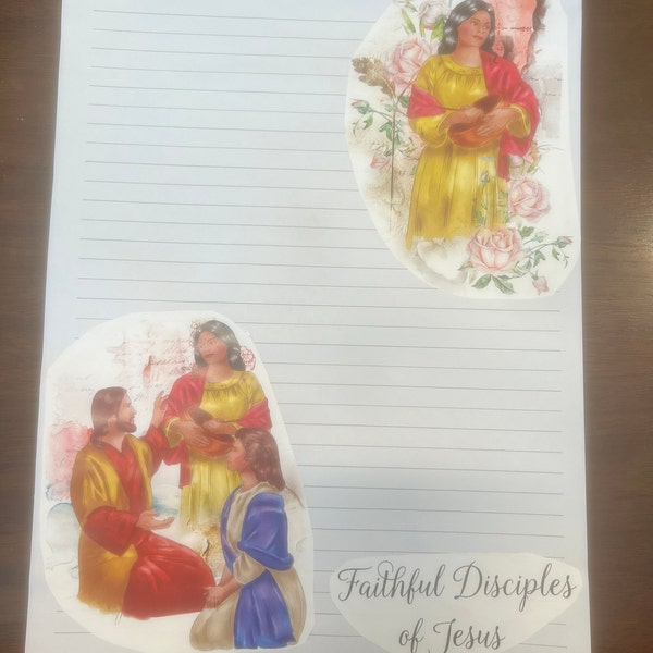 Women of the Bible: Mary and Martha in PDF. Bible Journaling/faith Planner Digital Download ...