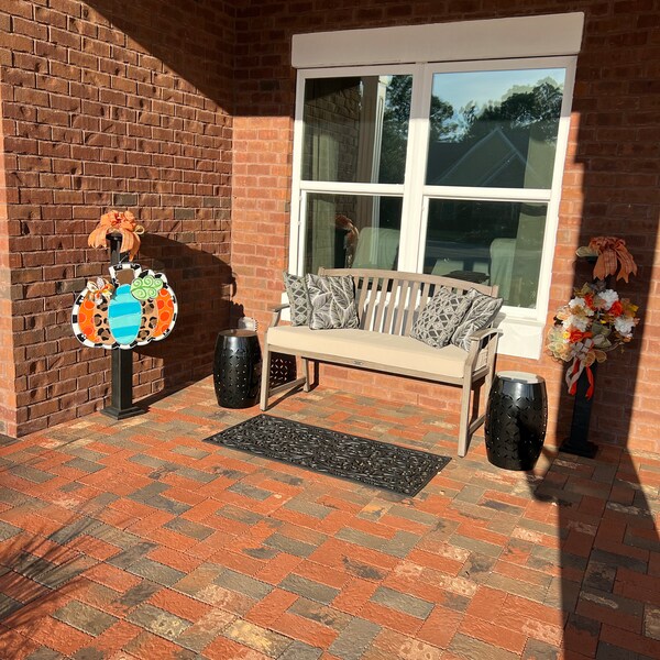 Welcome Sign With Post for Front Step or Porch - Etsy