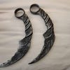 Full Size Maze Blades Demon Knife Karambits Mazikeen, Prop Replica ...