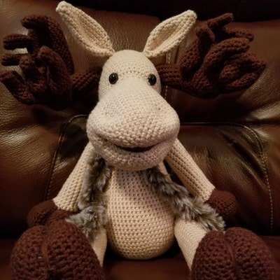 PATTERN Moses the Moose Crochet Amigurumi Pattern - Etsy