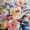 Flowers PAINT by NUMBER Kit for Adults Roses Floral Painting Easy ...