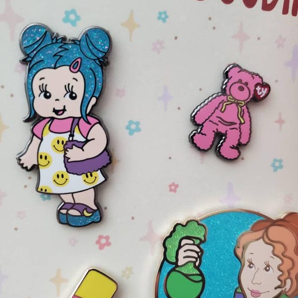 New Plushie School Crest Enamel Pin - Etsy