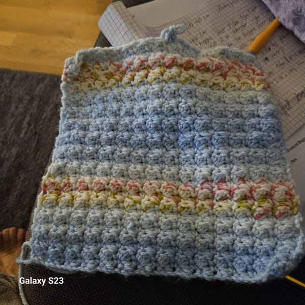 One Skein Little Angel Baby Blanket Crochet Pattern Download - Uses One ...