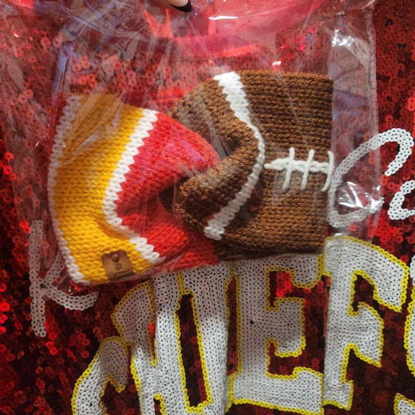 Football Fan Team Colors Ear Warmer/neck Warmer Customize Your 3 Colors ...