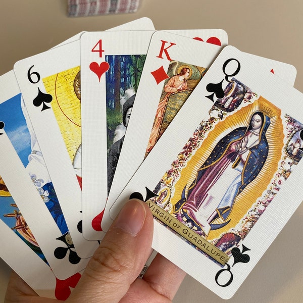 Holy Playing Cards® Catholic Saints Deck - Unique Religious Gift for ...