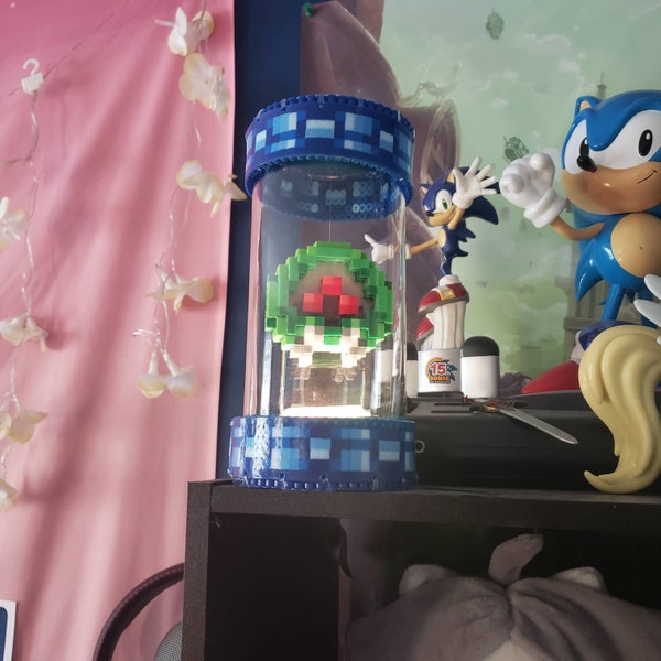 Metroid Capsule - 3D Perler Beads - Super Metroid Inspired - 3D Pixel ...